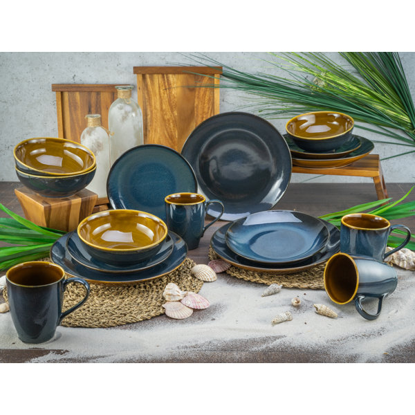 Creatable MALLORCA Stoneware Dinnerware - Set of 16 & Reviews | Wayfair.co.uk